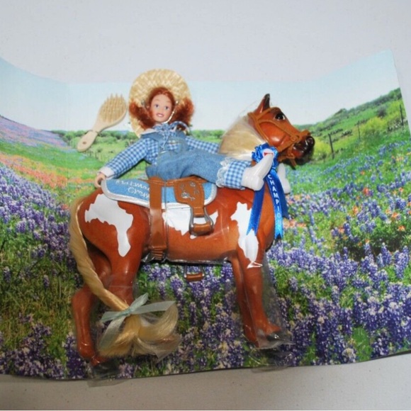 Breyer | Toys | Breyer Brown And White Horse With Doll | Poshmark